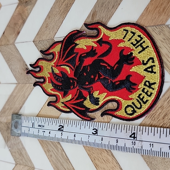 Accessories | Queer As Hell Patch Brand New With The Tags | Poshmark